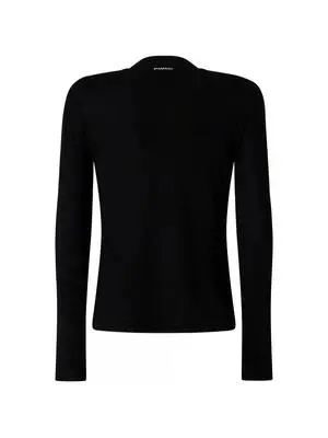 Pinko Ribbed Cuff Wool Sweater