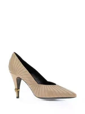 Versace Leather Pumps - Neutrals