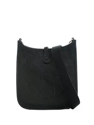 Hermès 2022 Clemence Evelyne 16 Amazone Crossbody Bag - Black