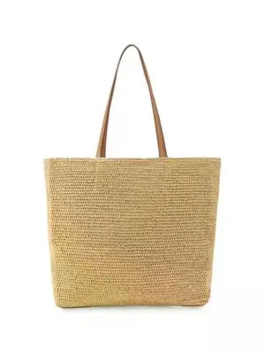 Helen Kaminski Woven Raffia Tote Bag - Neutrals