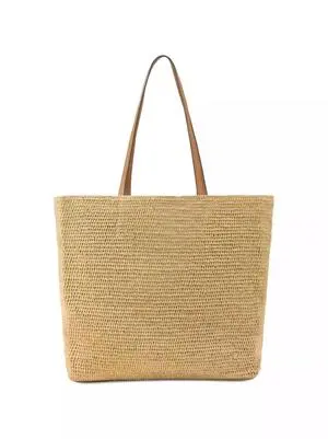Helen Kaminski Woven Raffia Tote Bag - Neutrals