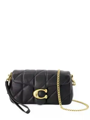 COACH Quilted Tabby Shoulder Bag - Black