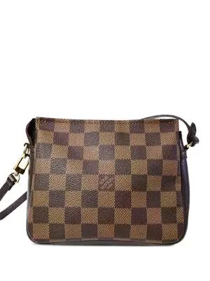 LOUIS VUITTON Damier Ebène Trousse Shoulder Bag - Brown