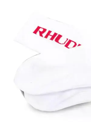Rhude Filtaro Logo-intarsia Socks