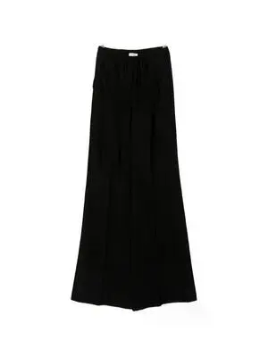 FORTE_FORTE Corduroy-effect Palazzo Pants - Black