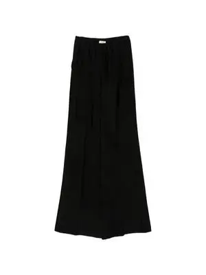 FORTE_FORTE Corduroy-effect Palazzo Pants - Black
