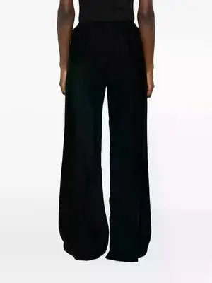 FORTE_FORTE Corduroy-effect Palazzo Pants - Black