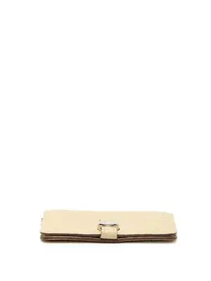 Hermès 2008 Clemence Dogon With Chain Card Holder