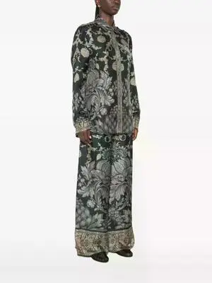 PIERRE-LOUIS MASCIA Silk Floral Print Shirt