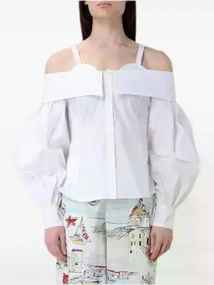 Antonio Marras Off-shoulder Puff-sleeve Shirt