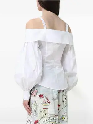 Antonio Marras Off-shoulder Puff-sleeve Shirt
