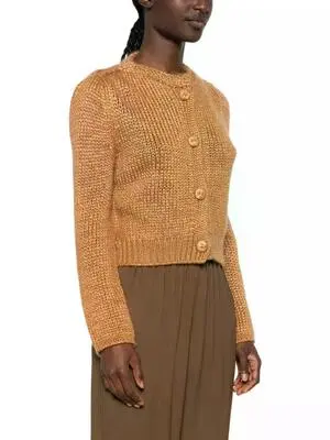 FORTE_FORTE Chunky Knit Button-up Cardigan