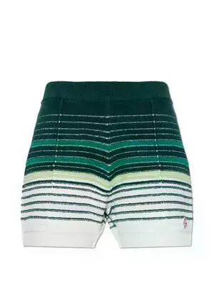 Casablanca Striped Bouclé Shorts