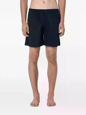 Moncler Logo-patch Elasticated-waist Shorts - Black