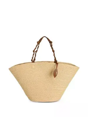 JIL SANDER Tangle Woven Tote Bag - Neutrals