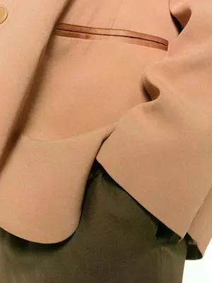FORTE_FORTE Single-breasted Peak-lapel Blazer