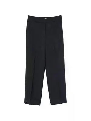 Peserico Tailored Trousers With Pressed Crease And Cuffed Hem - Blue