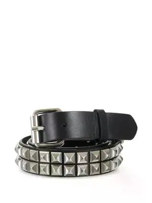 Supreme Studded Leather Belt - Black