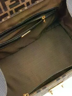 Fendi 20th Century Zucca Canvas Satchel