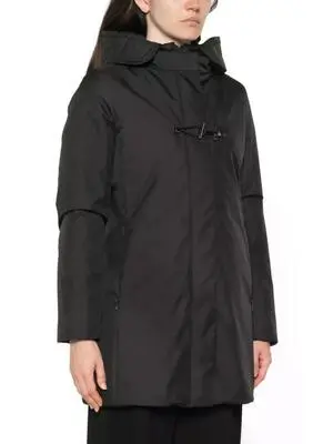 FAY Hooded Toggle-fastening Coat