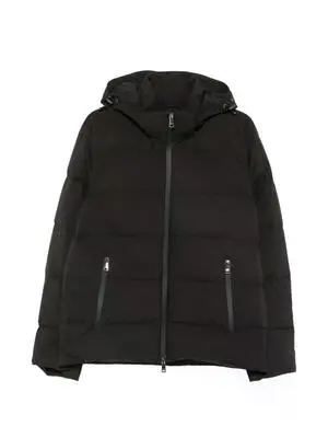 Paul & Shark Hooded Padded Jacket - Black