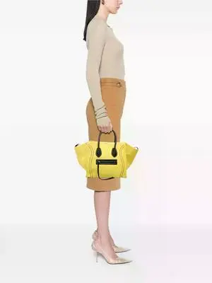 Celine 2017 Medium Canvas Phantom Luggage Tote Bag - Yellow