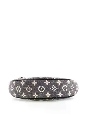 LOUIS VUITTON Loop Handbag Monogram Jacquard Denim Hobo Bag