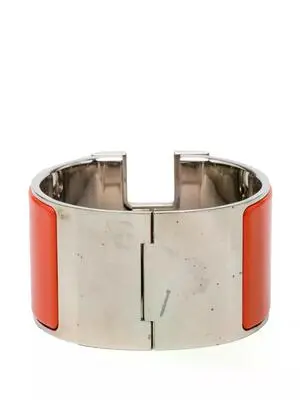 Hermès Clic Clac H Extra Wide Enamel Bracelet