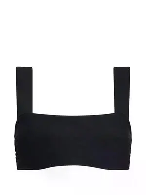 Bondi Born Elle Square-neck Bikini Top - Black