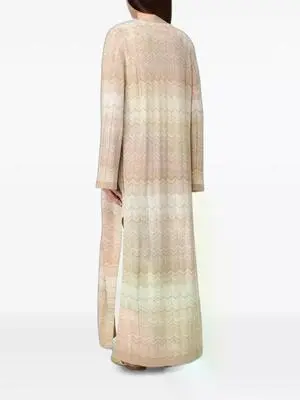 MC2 SAINT BARTH Zig-zag Knit Cardigan