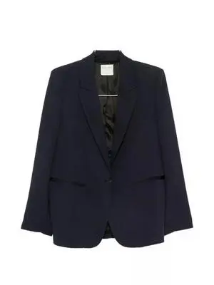 FORTE_FORTE Single-breasted Jacket - Blue