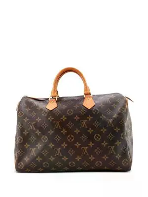 LOUIS VUITTON Speedy Satchel Monogram Canvas 35 - Brown