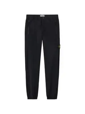 Stone Island Logo-patch Track Pants - Black
