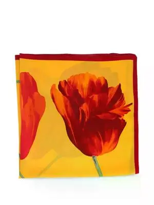 Vintage Floral-print Scarf