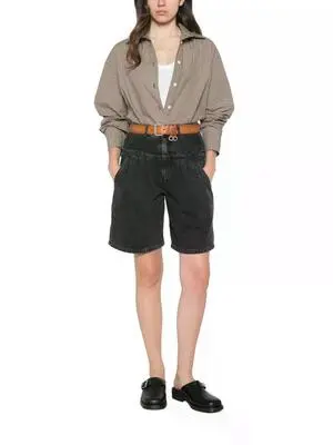 MARANT ETOILE Iselle Frayed-details Shorts