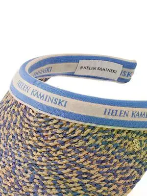 Helen Kaminski Woven Raffia Visor
