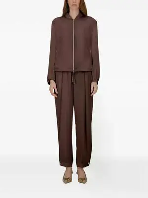 Herno Zip Up Satin Jacket