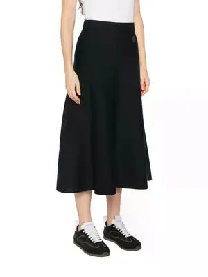 Moncler Logo-patch A-line Midi Skirt