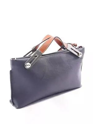 Loewe 2010-2026 Small Woven Leather Missy Satchel - Blue