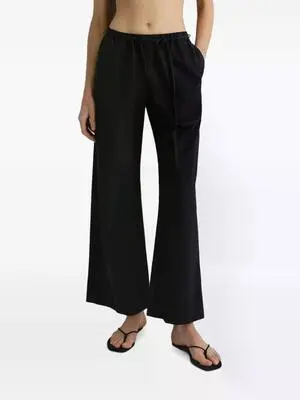 Bondi Born Kyoto Tie-belt Trousers - Black