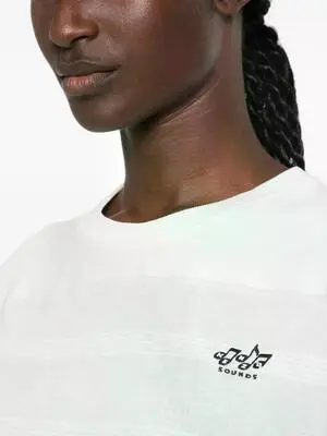 Kenzo Striped Three-quarter Sleeve Top