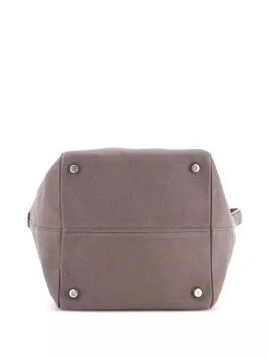THE ROW Canvas Small Bucket Bag - Green