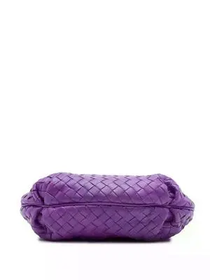 Bottega Veneta Small Nappa Intrecciato Crossbody Bag - Purple