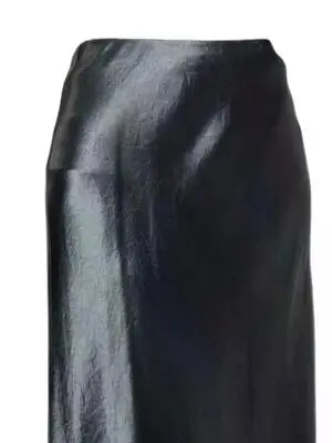 Max Mara Satin-finish Silk Skirt