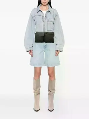 Gucci 2000-2015 Gg Canvas Double Pocket Belt Bag