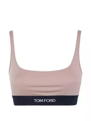 TOM FORD Logo-underband Bra - Pink
