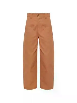 Chloé High-waisted Straight-leg Trousers - Pink