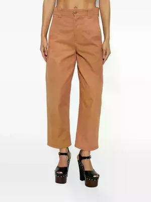 Chloé High-waisted Straight-leg Trousers