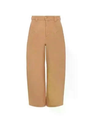 Chloé High-waisted Wide-leg Trousers - Pink