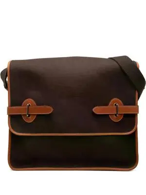 Hermès 2000-2026 Toile Officier Buenaventura Messenger Pm Crossbody Bag - Brown